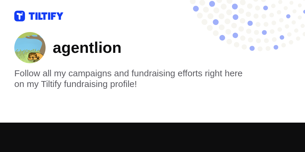 agentlion on Tiltify