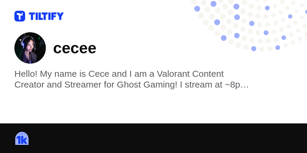 cecee on Tiltify