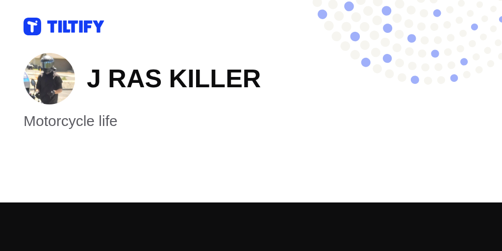 J RAS KILLER on Tiltify