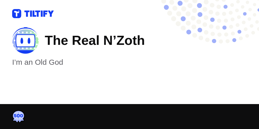 The Real N’Zoth on Tiltify The Real N’Zoth on Tiltify