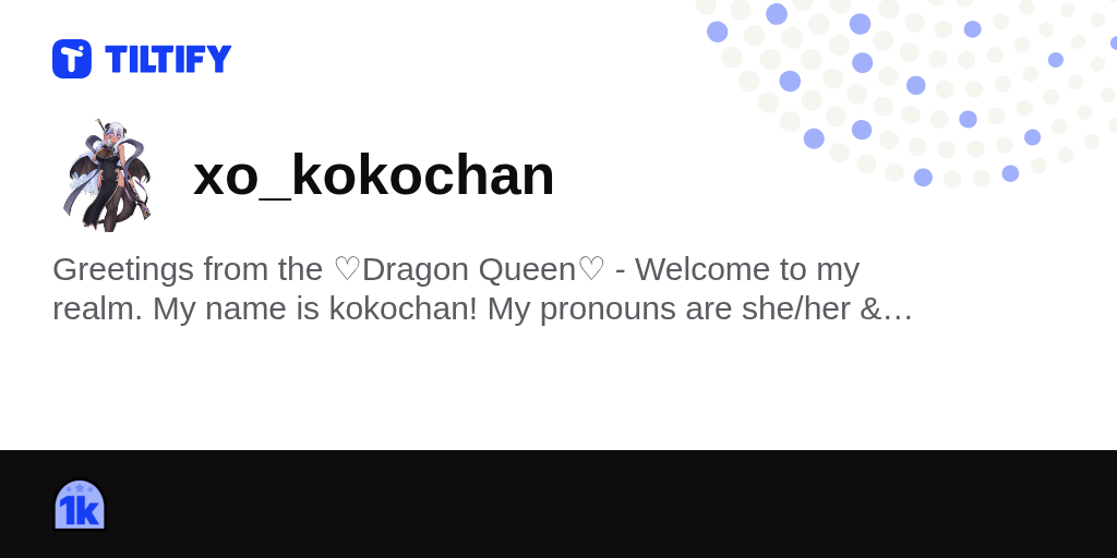 xo_kokochan on Tiltify